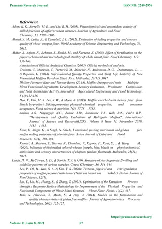 Development and physicochemical characterization of black wheat fortified muffin | PDF