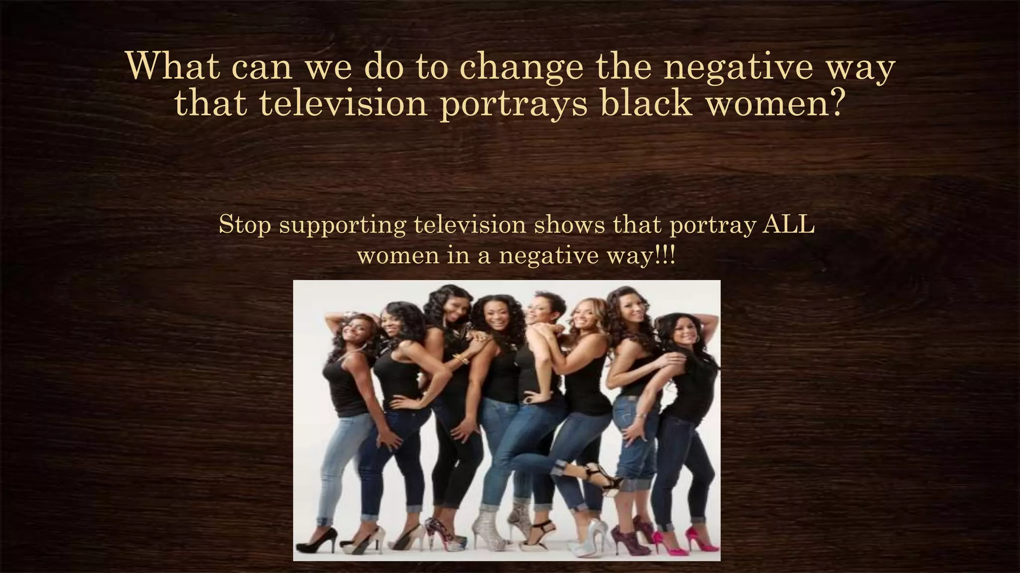Black women and how the are portrayed | PPTX