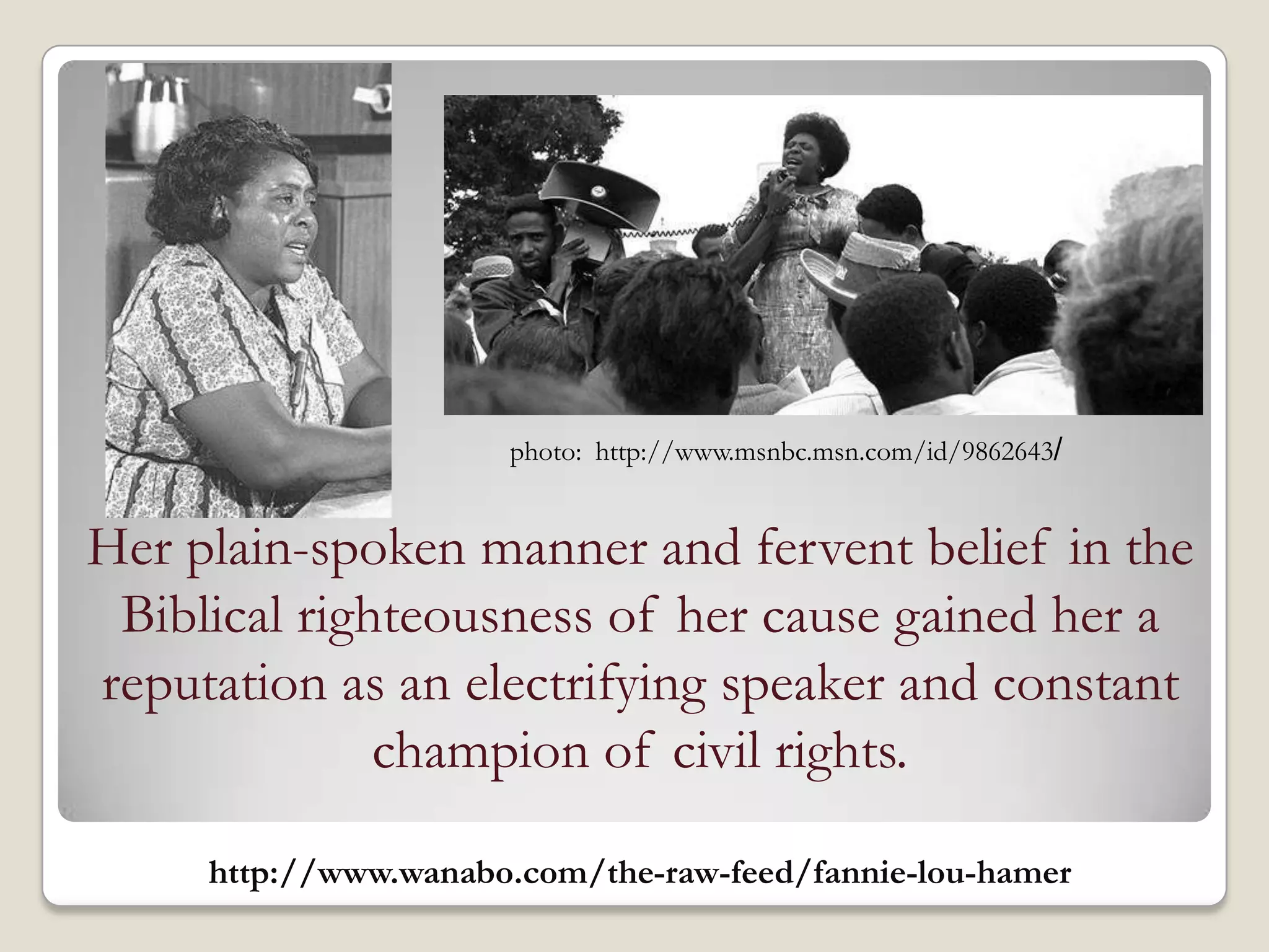 Black women civil rights talk | PPTX | Politics