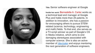 Black Women in Computer Science | PPT