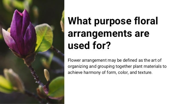Learn How to Arrange Flowers | PDF