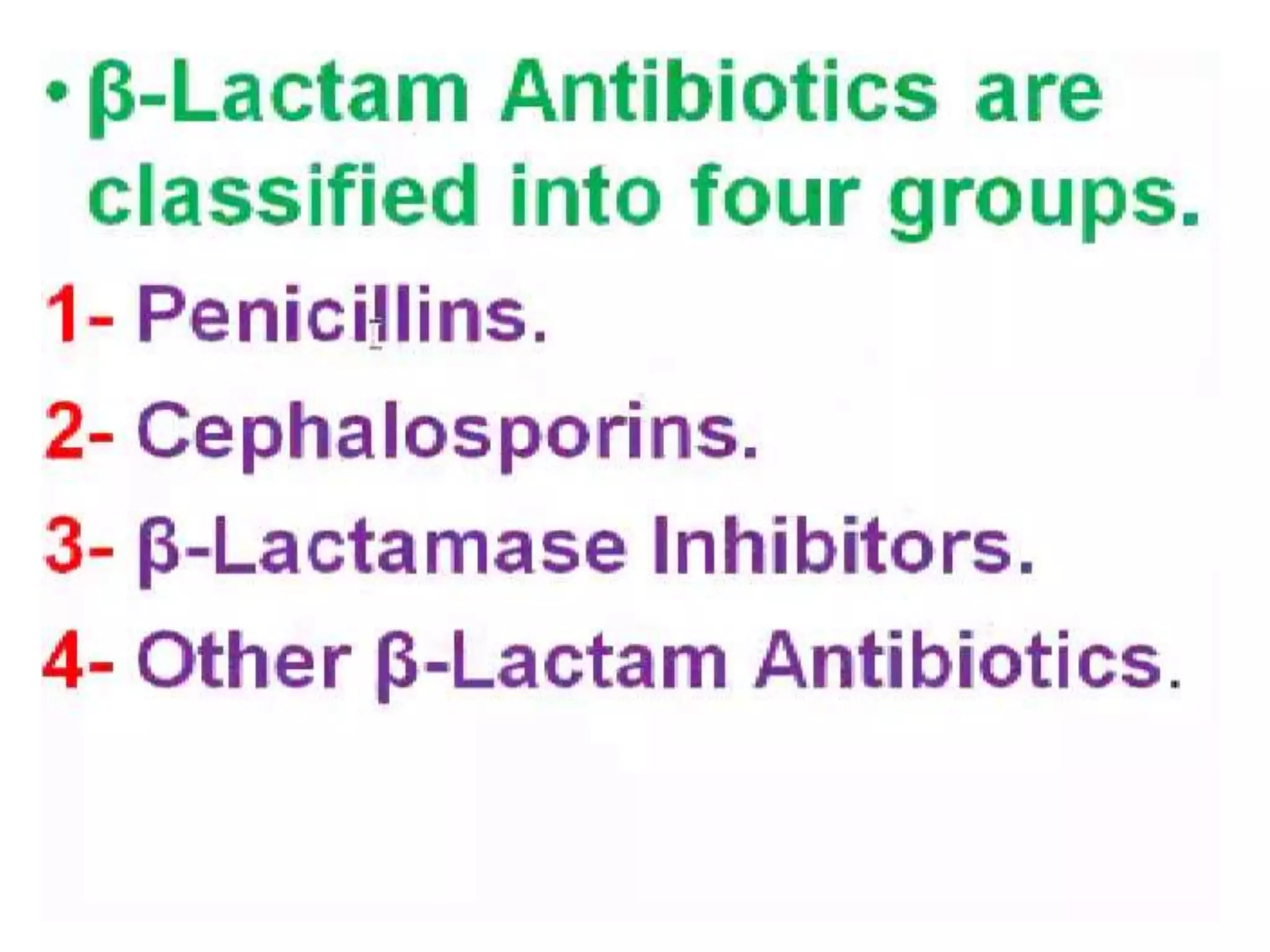 B lactam (enzyme inhabitor ) | PPTX
