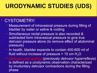 bladder anatomy and physiology and related disorders | PPTX