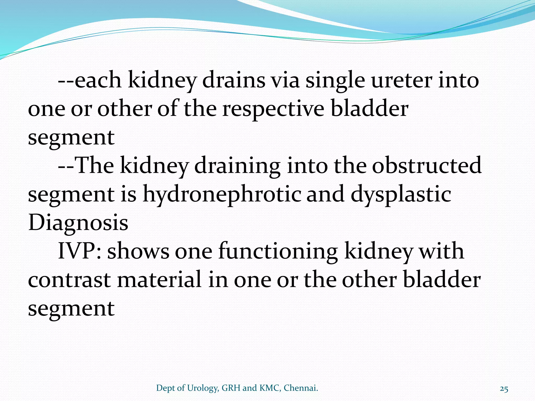 Urinary Bladder anomalies congenital | PDF