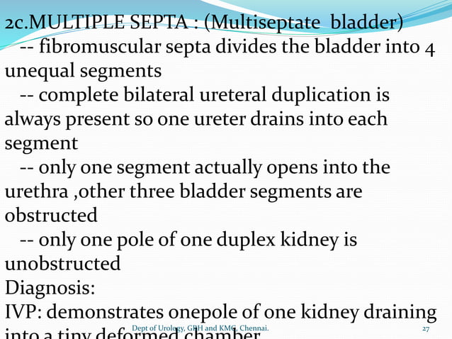Urinary Bladder anomalies congenital | PDF | Medical Health