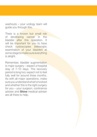 Bladder augmentation | PDF | Digestive Disorders | Diseases and Conditions