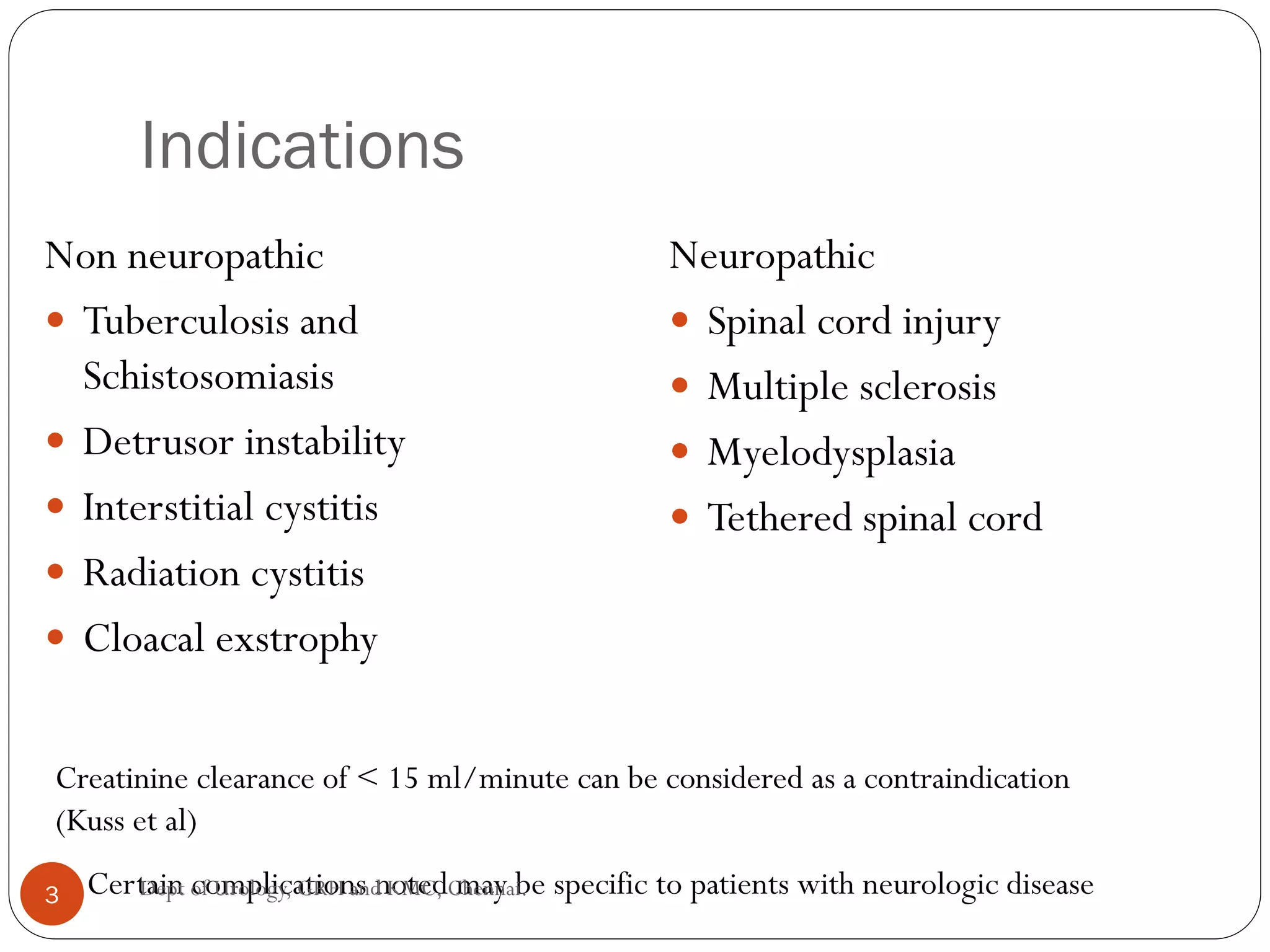 Bladder carcinoma- augmentation cystoplasty complications | PDF