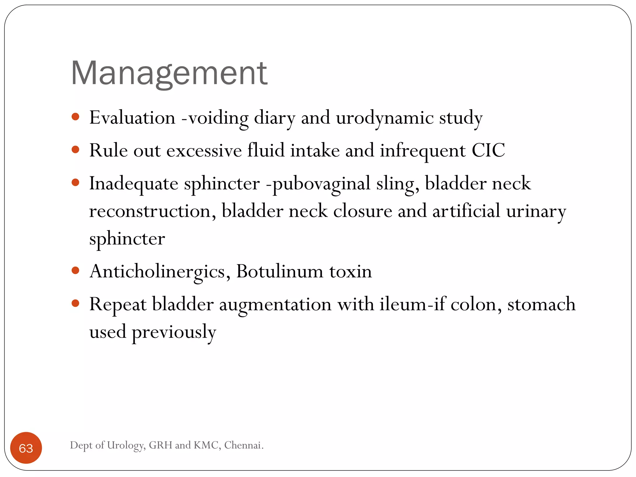 Bladder carcinoma- augmentation cystoplasty complications | PDF