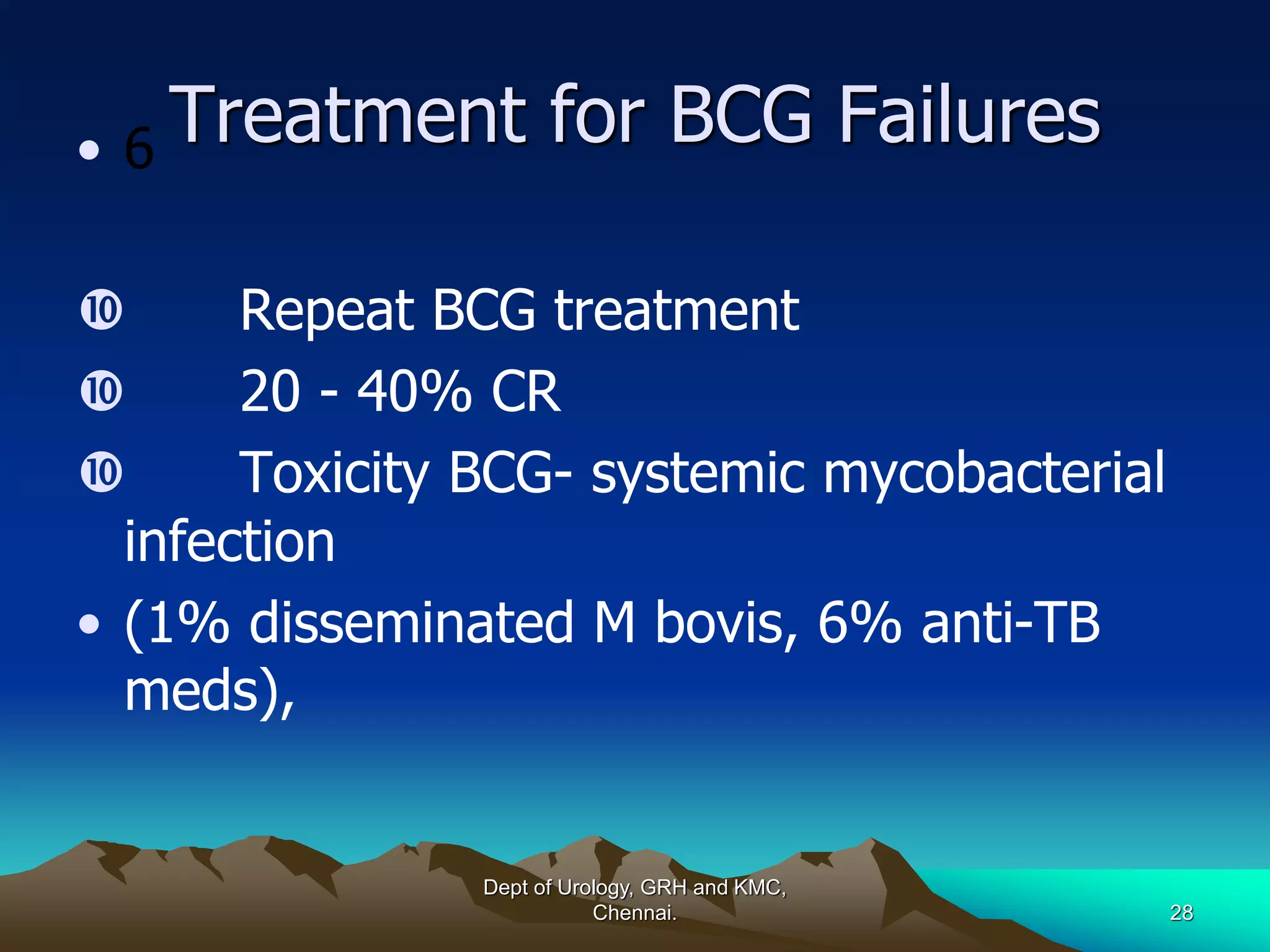 BCG for Bladder carcinoma | PDF