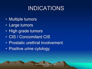 BCG for Bladder carcinoma | PDF