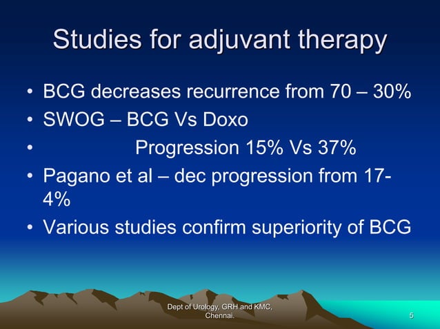 BCG for Bladder carcinoma | PDF | Cancer | Diseases and Conditions