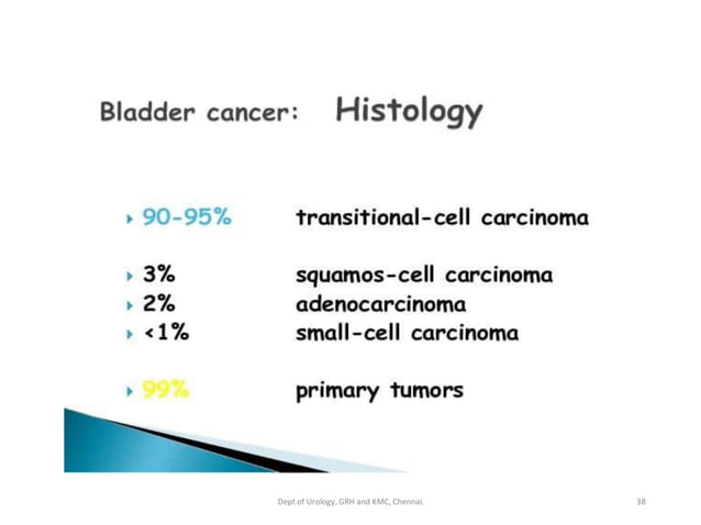 Etiopathogenesis Urinary bladder malignancy | PPT