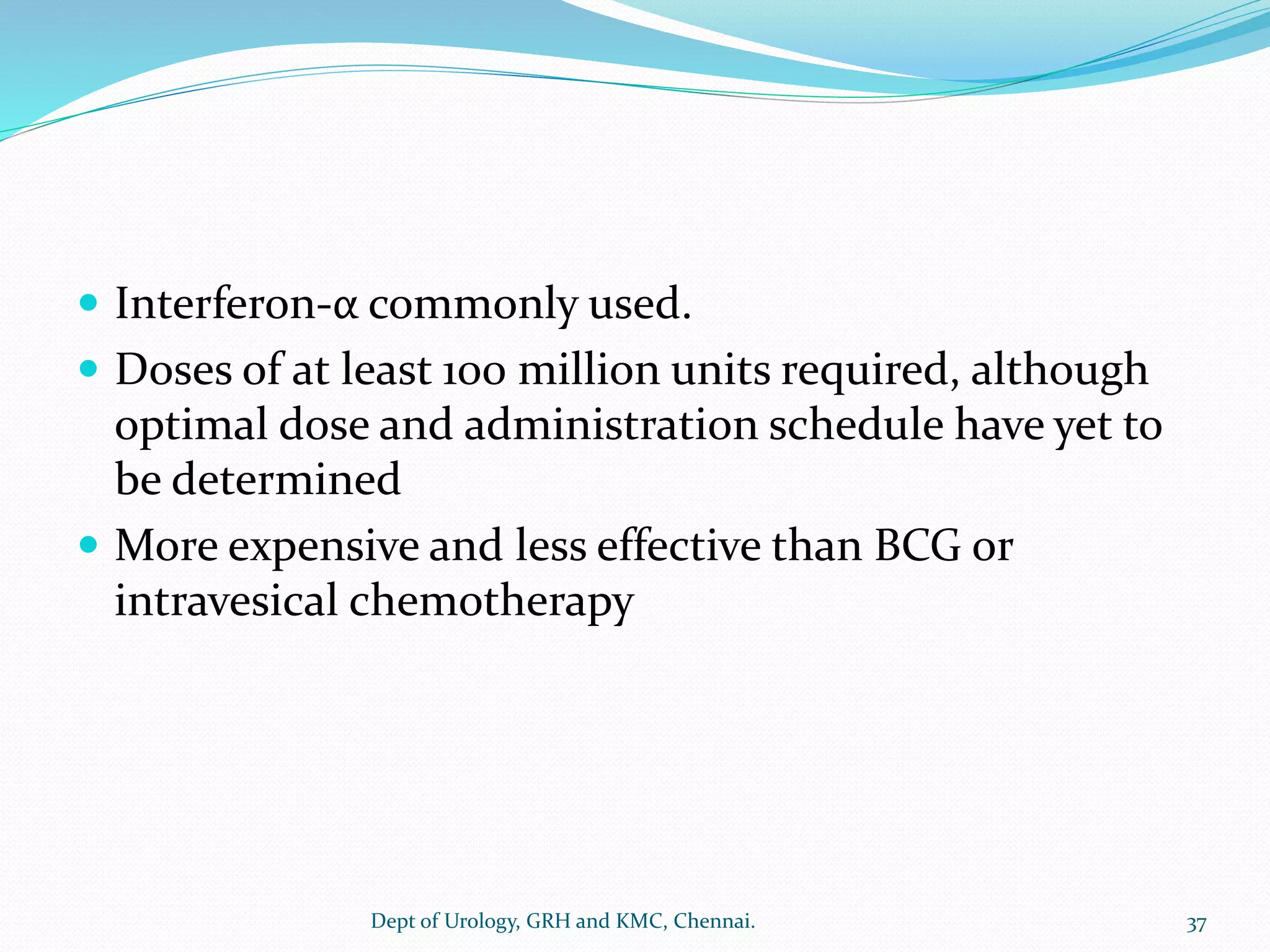 Bladder carcinoma- intravesical therapy | PDF