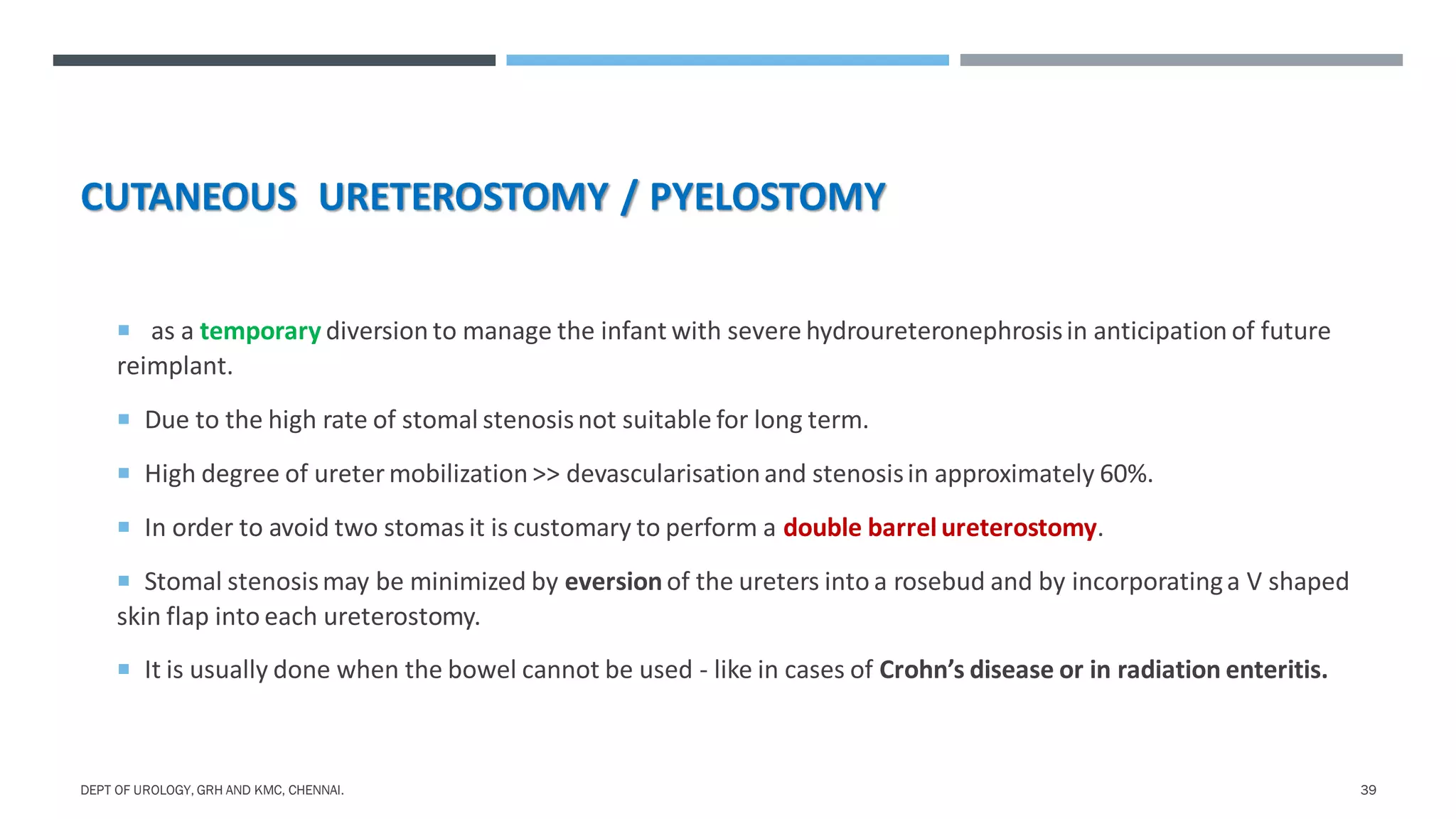Use of Intestinal segments in urinary diversion | PDF