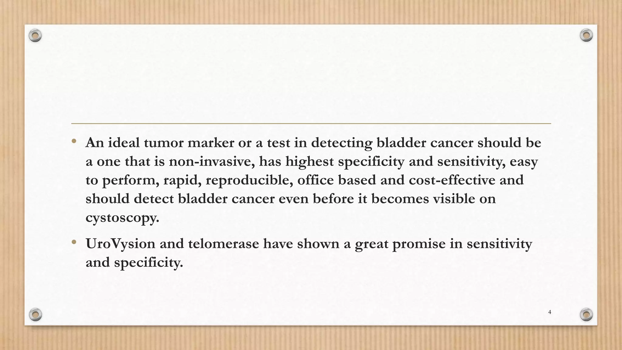 BLADDER- CARCINOMA- URINARY BIOMARKERS PPT final-1.pptx