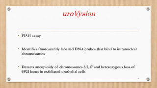 BLADDER- CARCINOMA- URINARY BIOMARKERS PPT final-1.pptx