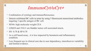 BLADDER- CARCINOMA- URINARY BIOMARKERS PPT final-1.pptx