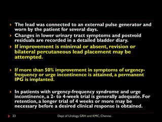 Bladder neurogenic- management- surgical | PDF