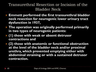 Bladder neurogenic- management- surgical | PDF