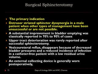 Bladder neurogenic- management- surgical | PDF