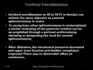 Bladder neurogenic- management- surgical | PDF