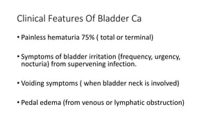 Bladder cancer | PPTX
