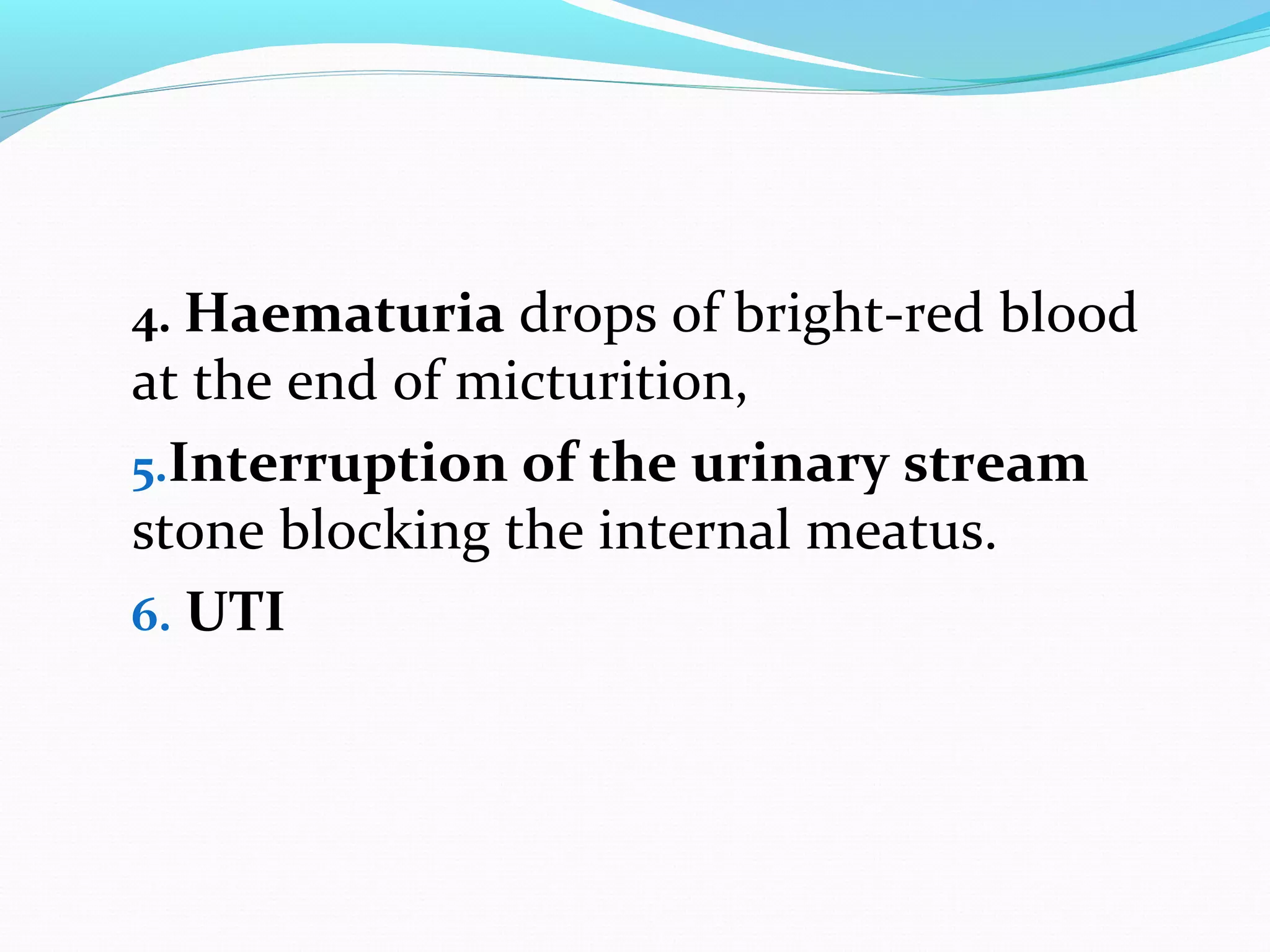 Bladder calculi | PPT