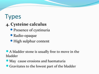 Bladder calculi | PPT