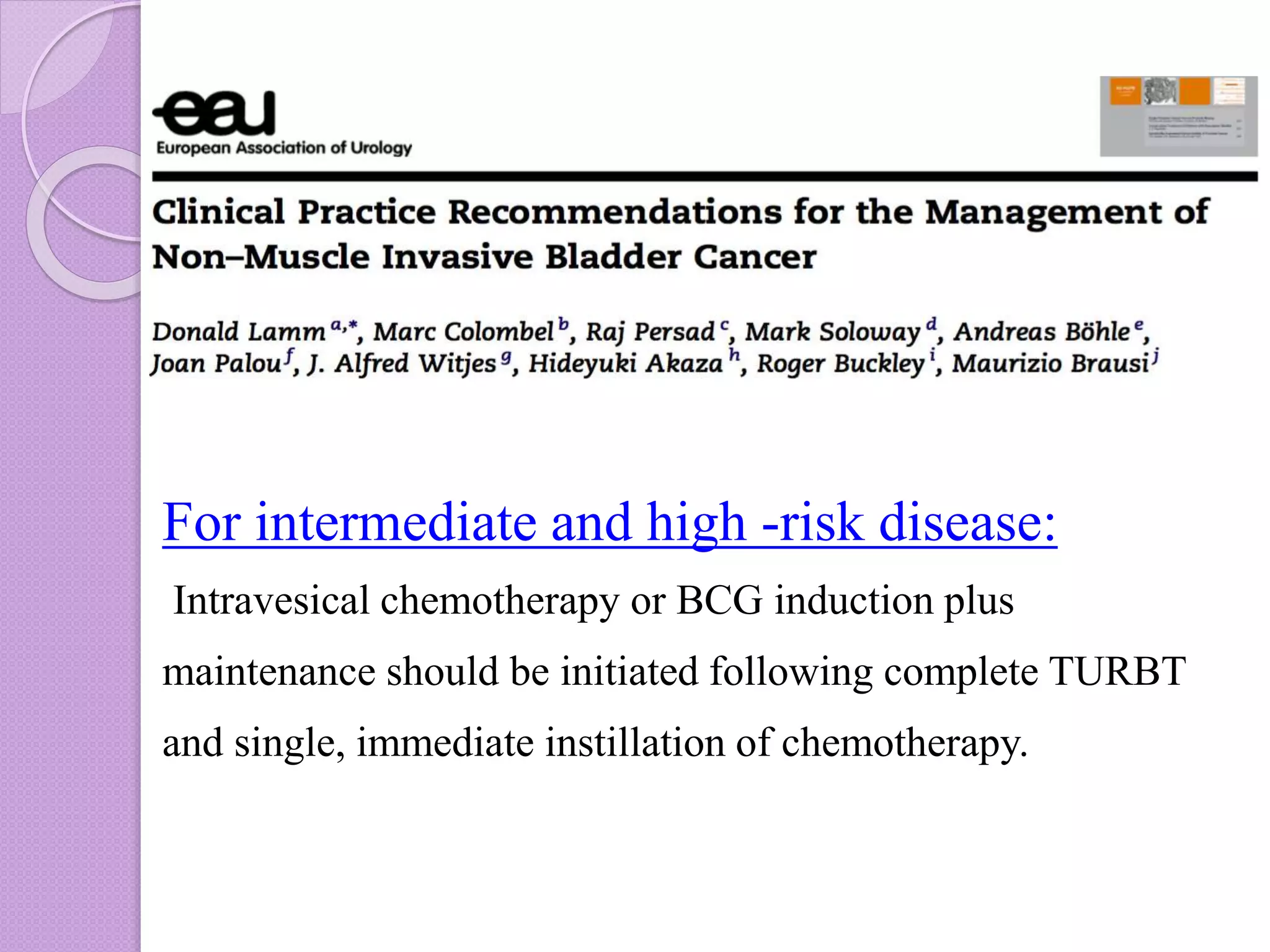 Bladder cancer | PPTX