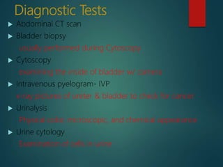Bladder cancer. | PPTX