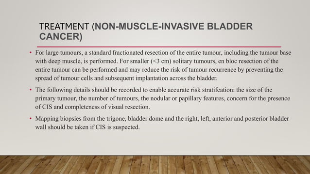 Bladder Cancer (Carcinoma Bladder) Urology | PPTX