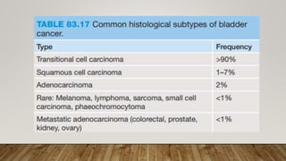Bladder Cancer (Carcinoma Bladder) Urology | PPTX