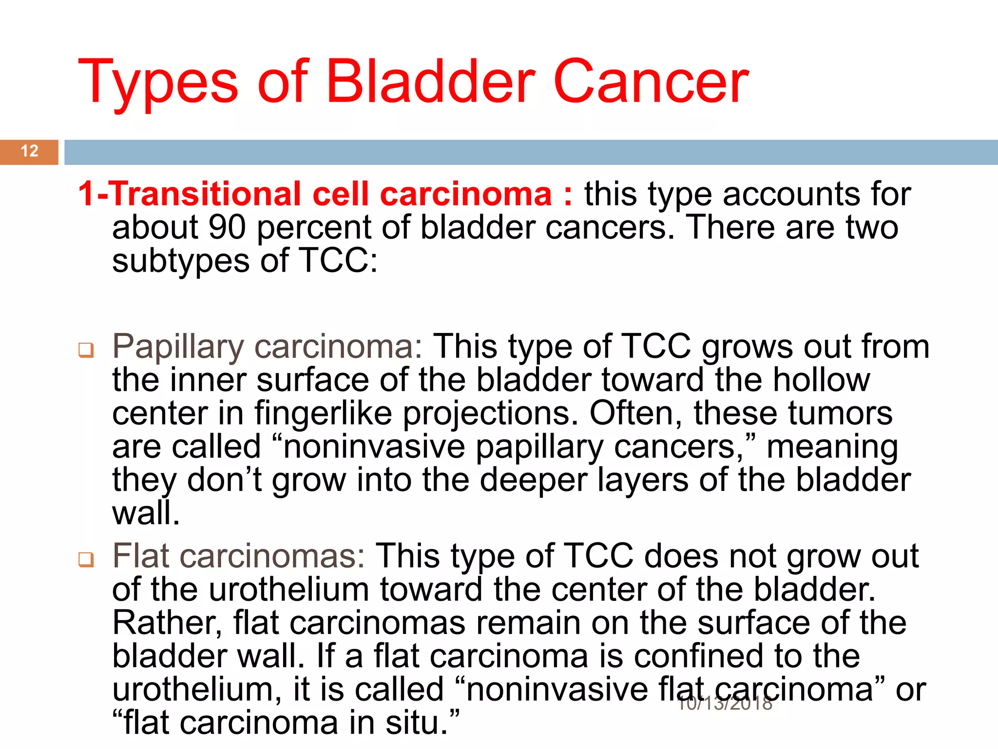 Bladder cancer | PPTX