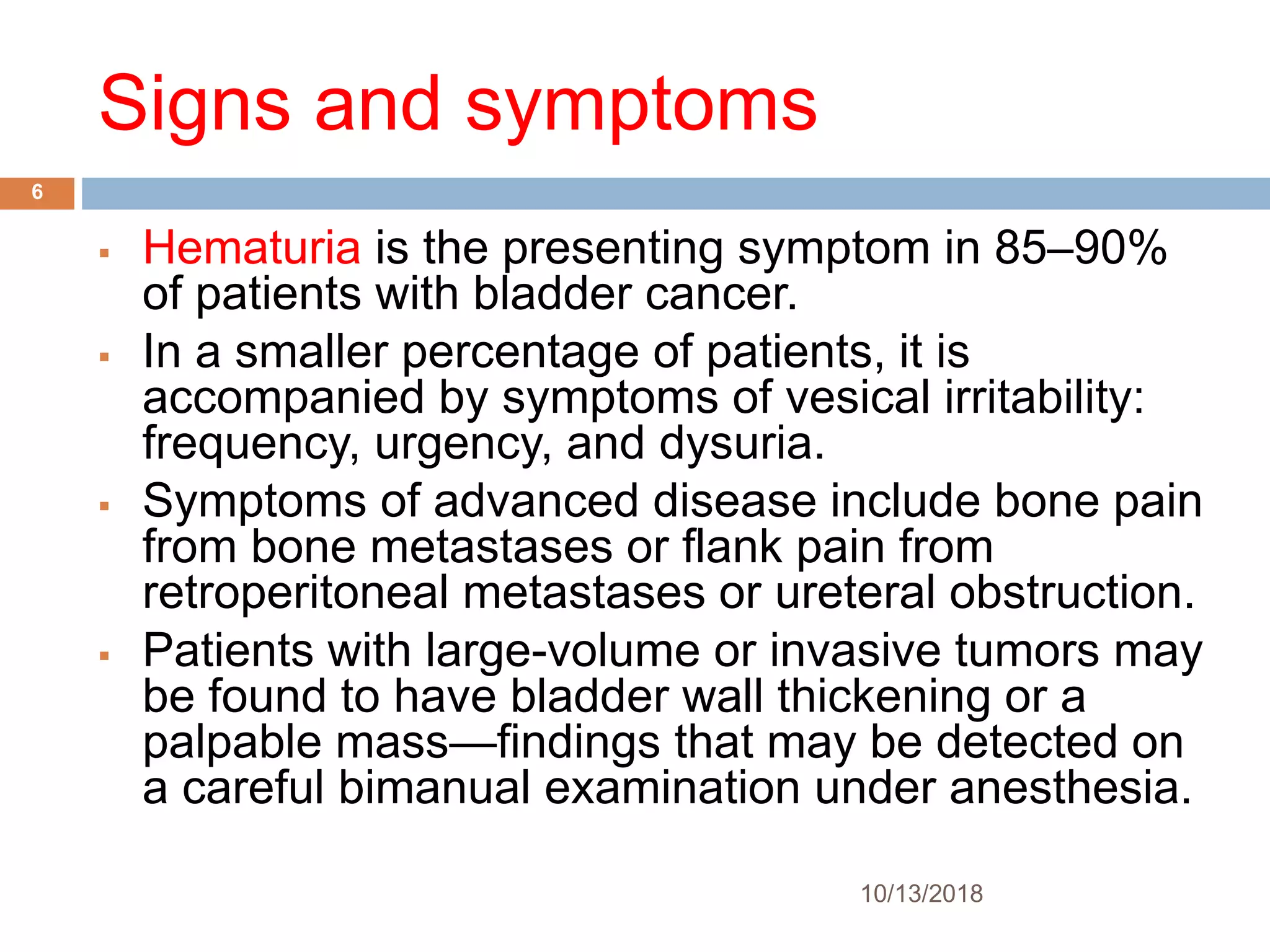 Bladder cancer | PPTX