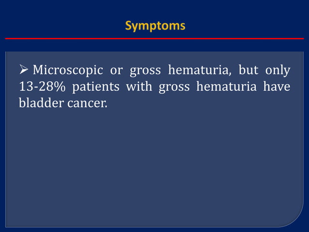 Role of CT Urography in bladder cancer. Cambridge lecture. | PPT