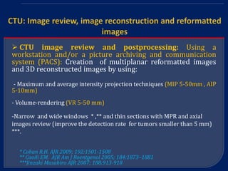 Role of CT Urography in bladder cancer. Cambridge lecture. | PPTX