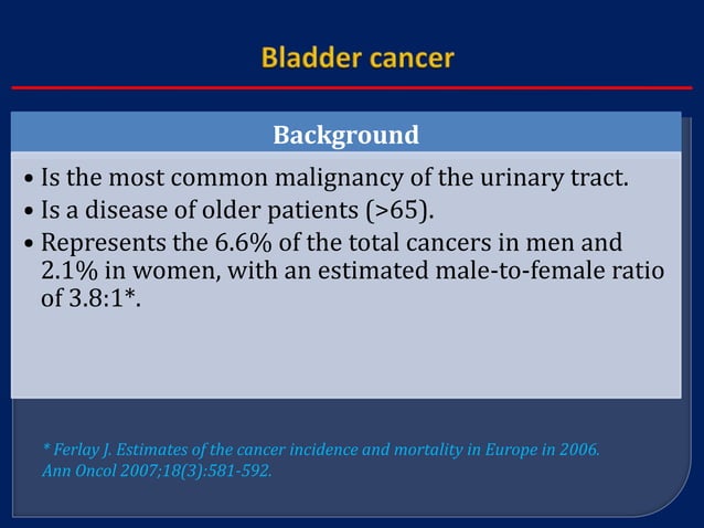 Role of CT Urography in bladder cancer. Cambridge lecture. | PPT