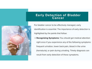 Bladder Cancer Early Detection, Treatment Options, and Survivorship ...