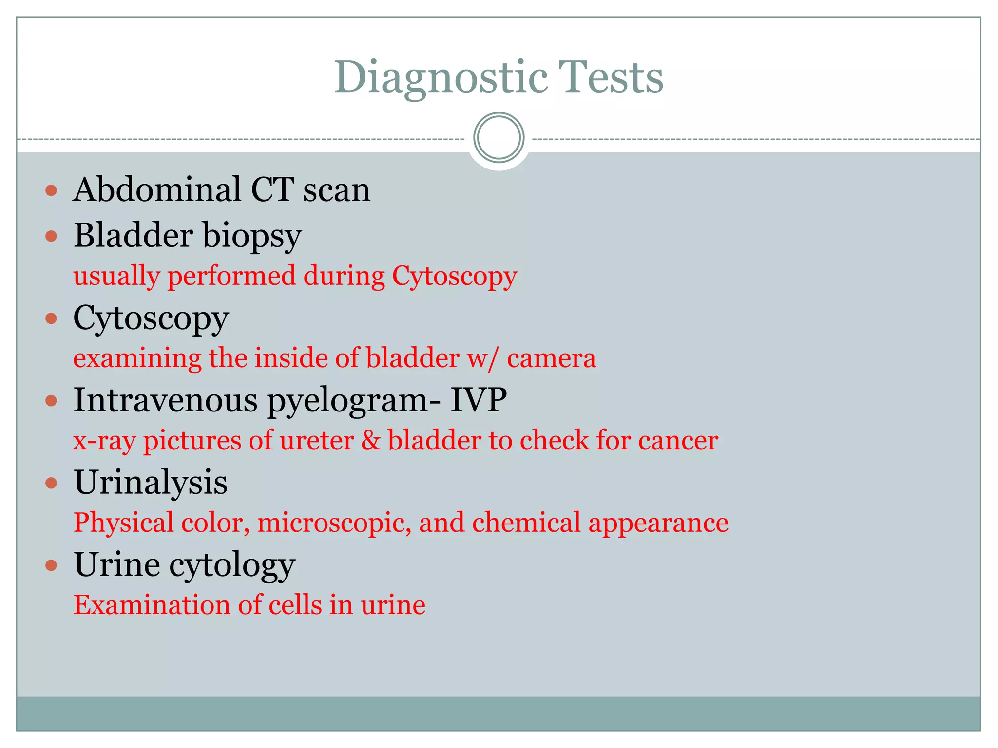 Bladder Cancer | PPTX