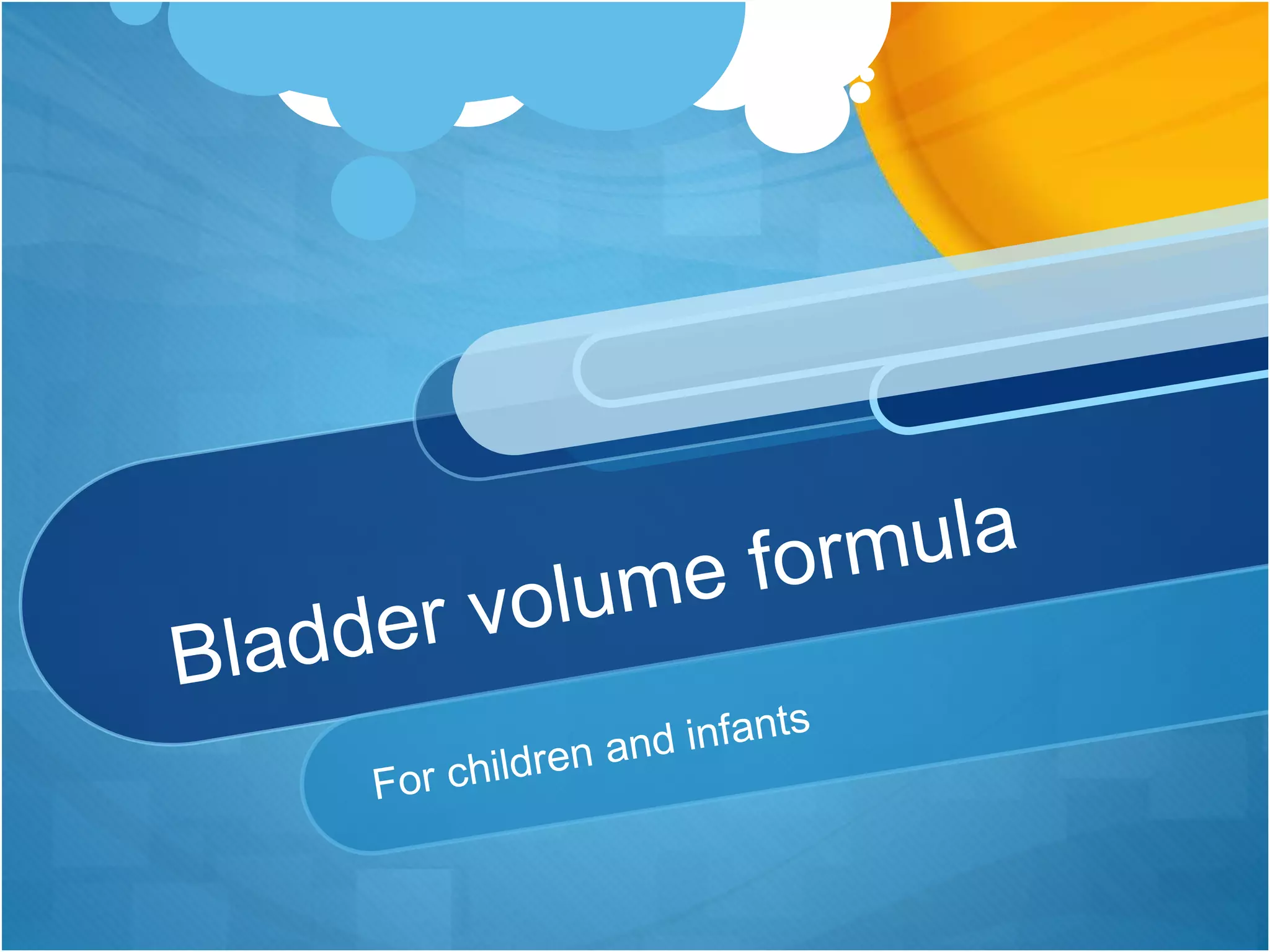 Bladder Capacity | PPTX