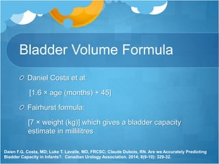 Bladder Capacity | PPTX