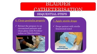 Bladder catheterisation / skill lab/- osce | PPT