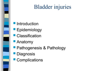 BLADDER,COLON, RECTAL INJURIES KIDNEY INJURIES-1.ppt