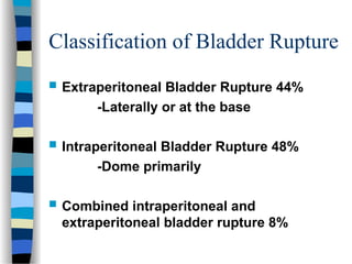 BLADDER,COLON, RECTAL INJURIES KIDNEY INJURIES-1.ppt