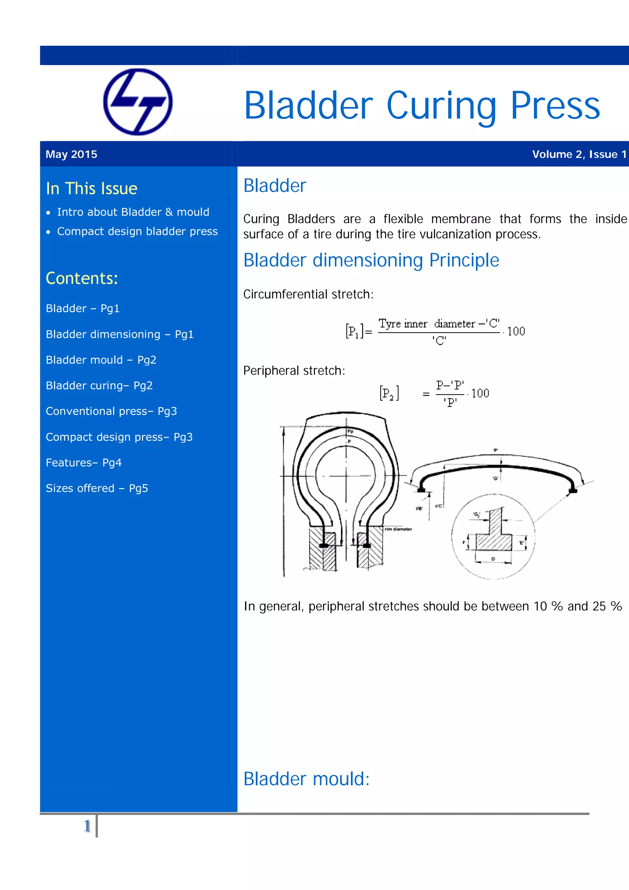 Bladder Curing Press - L&T Newsletter | PDF
