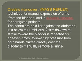 Bladder dysfunction in different neurological diseases | PPTX