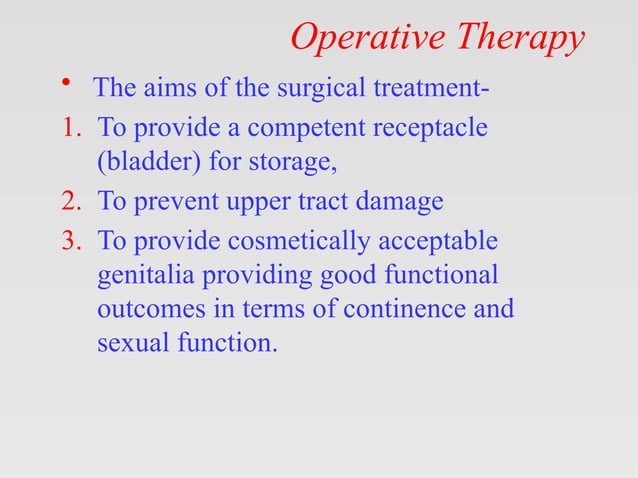 Bladder Exstrophy Epispadias Complex .pptx