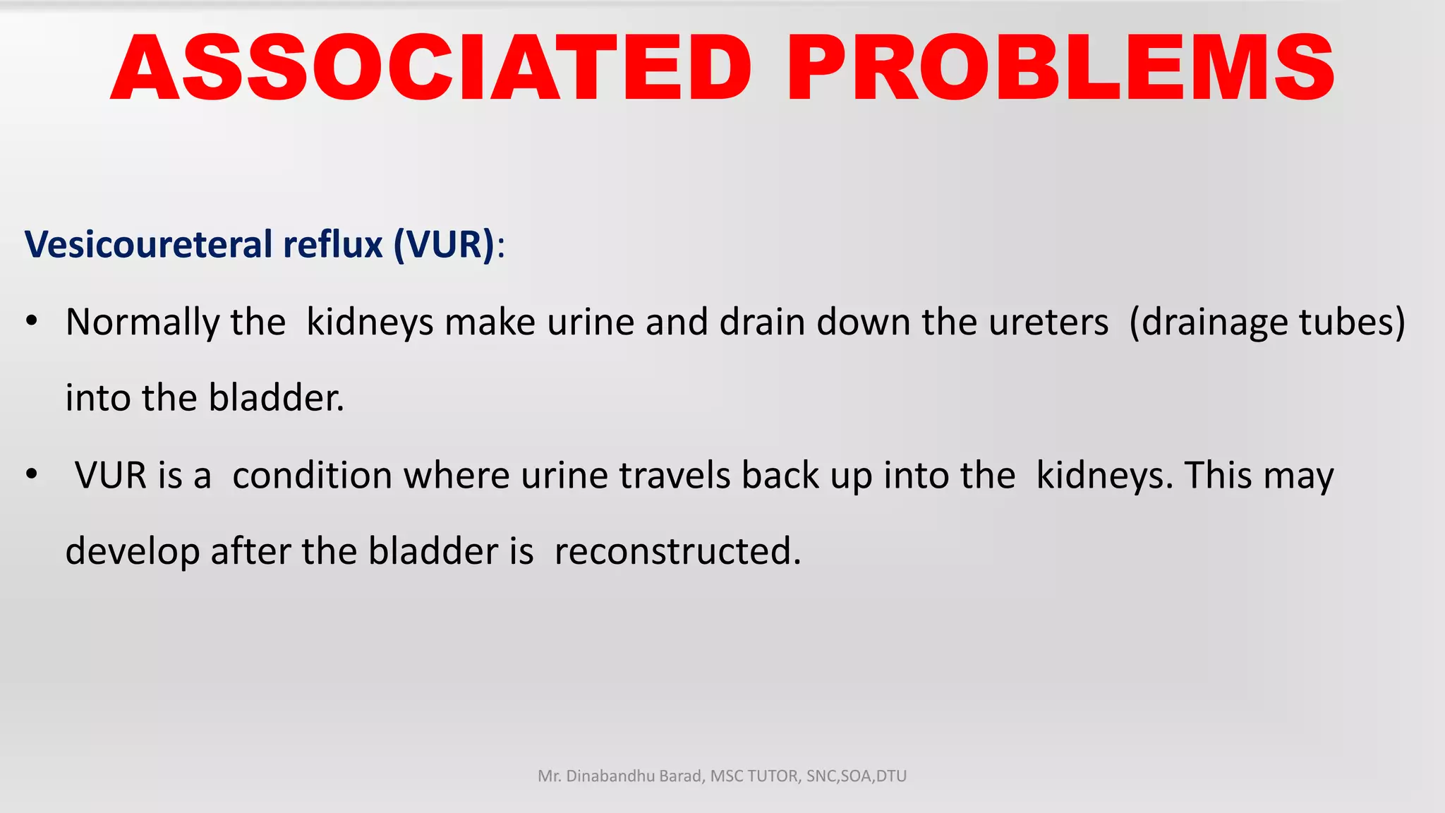 Bladder exstrophy or ectopia vescica | PPTX