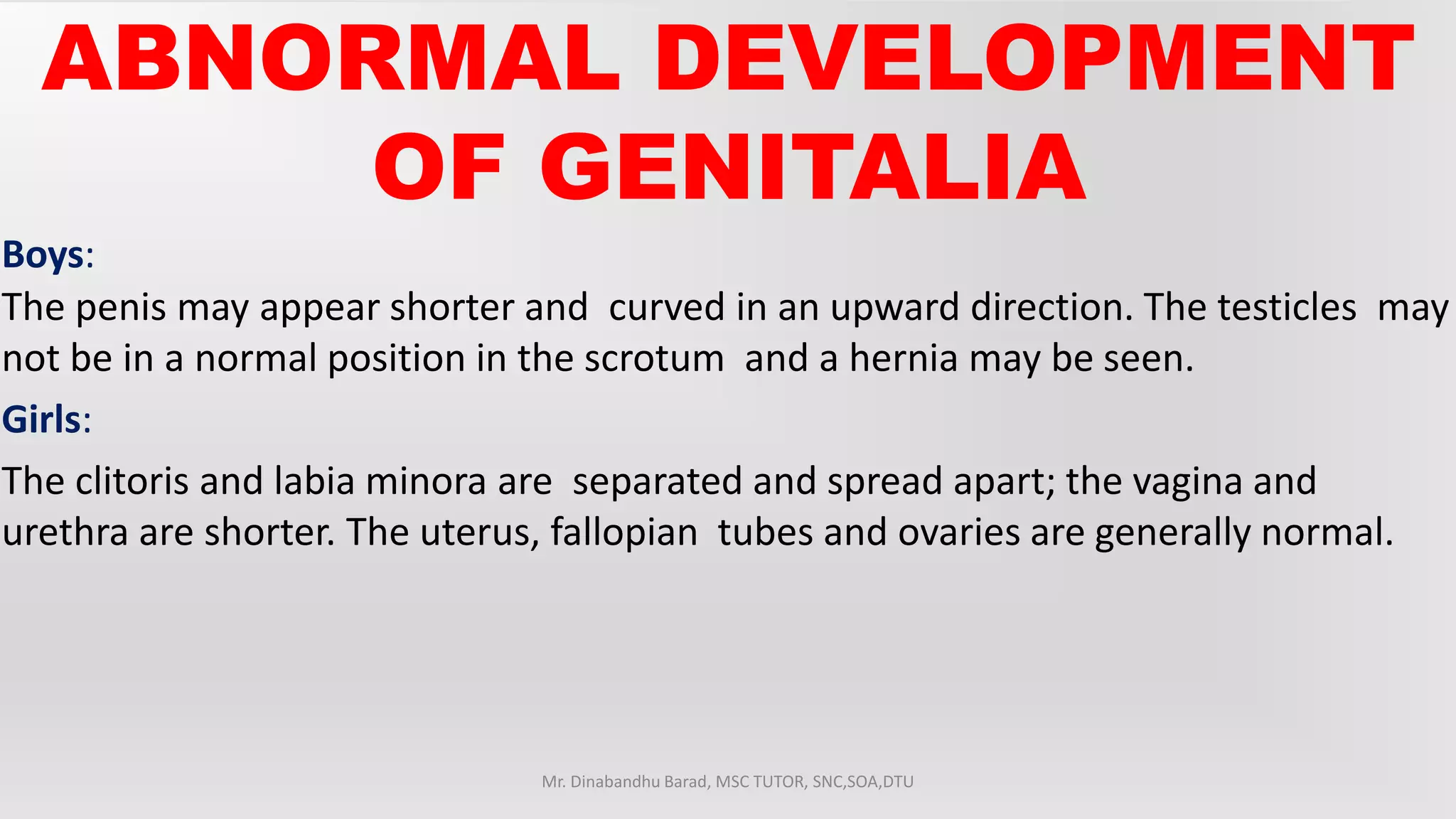 Bladder exstrophy or ectopia vescica | PPTX