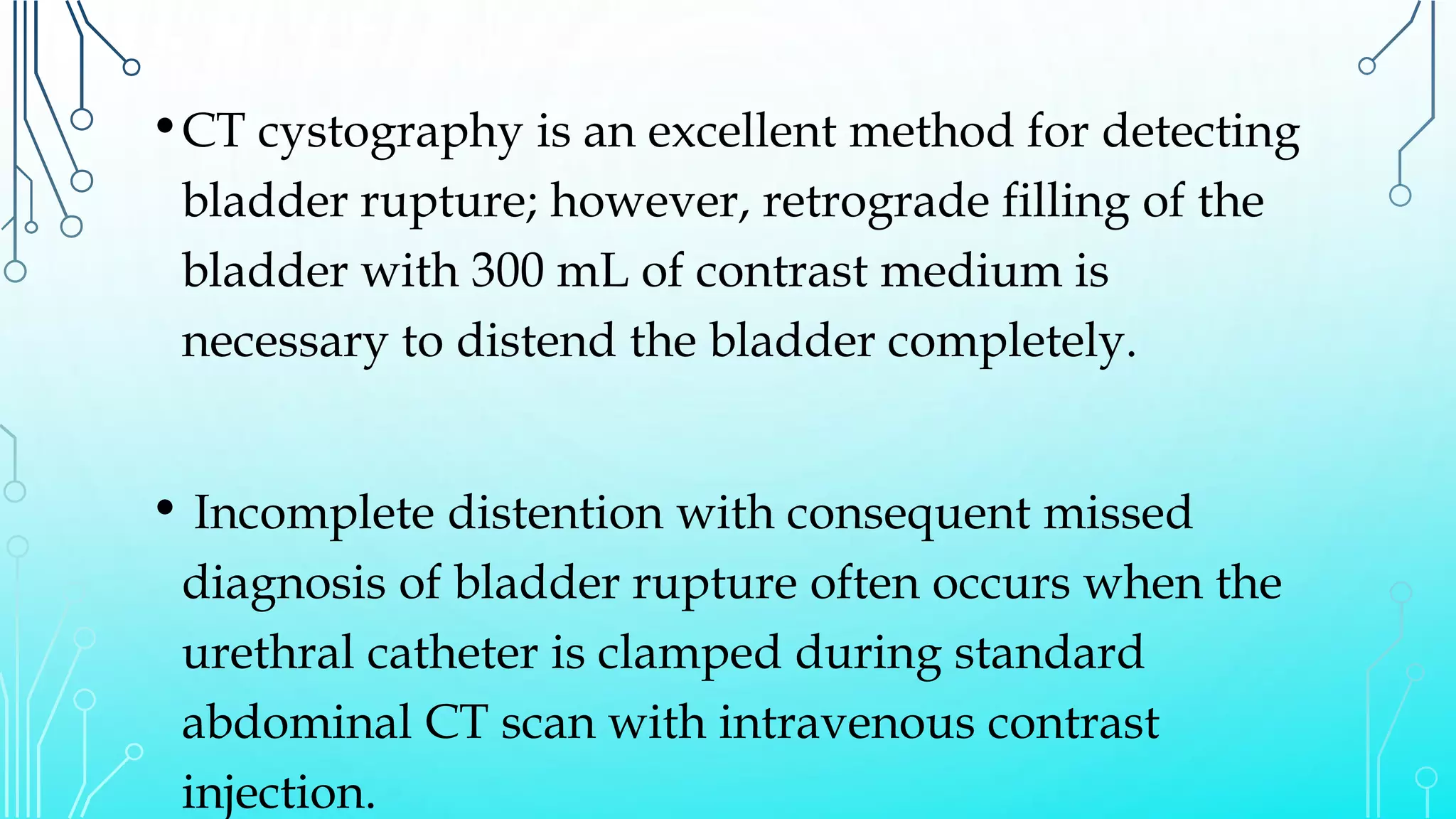 Bladder injuries | PPTX